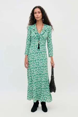 Rixo Delphine Wishing Floral Regular - Green