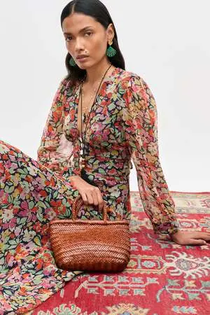 Rixo Avalyn Vintage Floral Maxi Dress