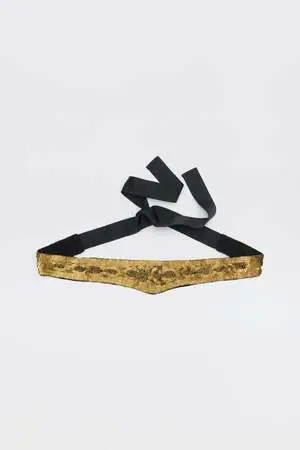 Rixo Rorie Vintage Flora Embellishment Antique Regular - Gold