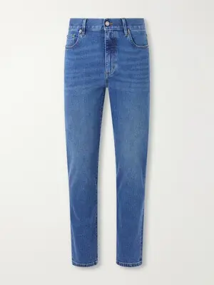 Zegna Roccia Slim-fit Straight-leg Jeans - Blue
