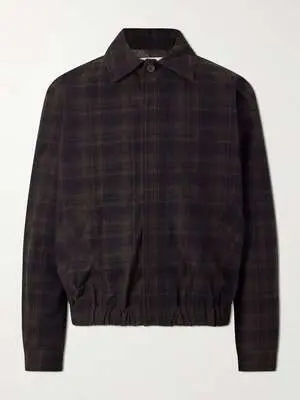 JEANERICA Jean Checked Cotton And Wool-blend Jacket