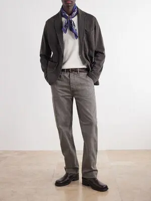 Ralph Lauren Herringbone Cotton Blazer