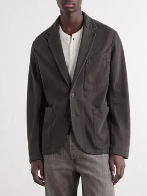 Ralph Lauren Herringbone Cotton Blazer