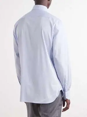 Zegna Cotton-blend Twill Shirt