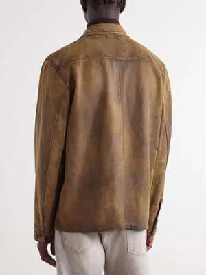 Ralph Lauren Distressed Leather Jacket