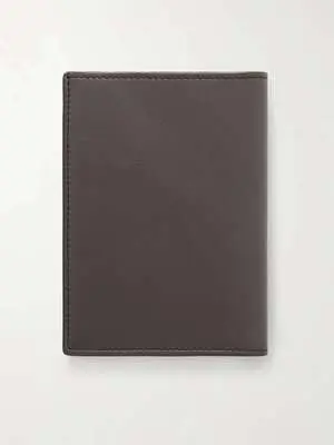 Brunello Cucinelli Logo-debossed Leather Passport Holder