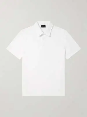 Brioni Cotton-piqué Polo Shirt
