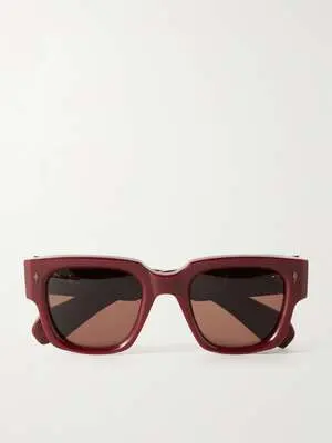 JACQUES MARIE MAGE Enzo Square-frame Acetate Sunglasses