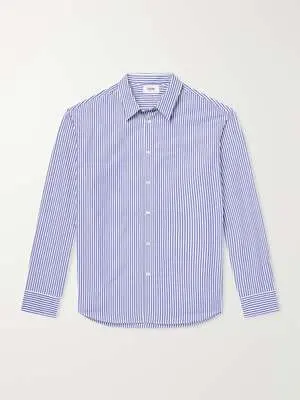 Celine Striped Cotton-poplin Shirt