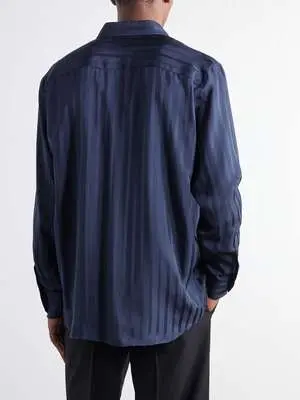 Saint Laurent Striped Jacquard Shirt