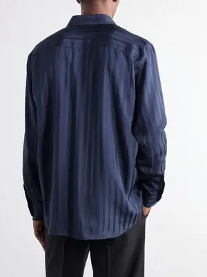 Saint Laurent Striped Jacquard Shirt