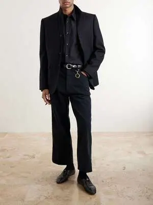 Celine Wide-leg Embellished Jeans