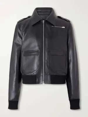 Celine Leather Blouson Jacket