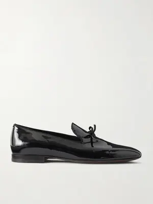 TOM FORD Scott Patent Leather Loafers - Black