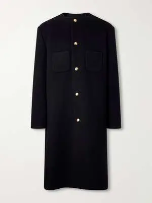 Celine Chasseur Cashmere Coat - Black