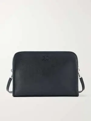 Celine Horizontal Triomphe-debossed Leather Messenger Bag