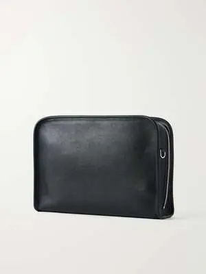 Celine Horizontal Triomphe-debossed Leather Messenger Bag