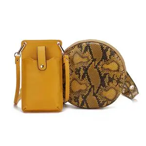 MKF COLLECTION - J'OMOR Hailey Phone Crossbody Bag Mustard - Yellow
