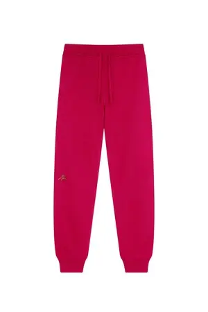 LA GRANNI Knitted Gato Trousers Burgundy - Pink