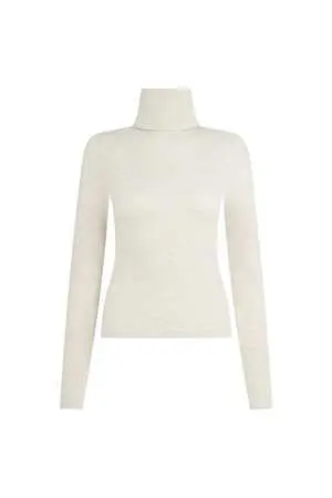 LA GRANNI Alpaca Long Sleeve Turtleneck Top