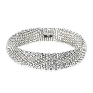 Tiffany & Co. Sterling Silver Somerset Mesh Bracelet
