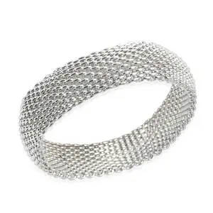 Tiffany & Co. Sterling Silver Somerset Mesh Bracelet