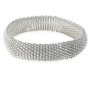Tiffany & Co. Sterling Silver Somerset Mesh Bracelet