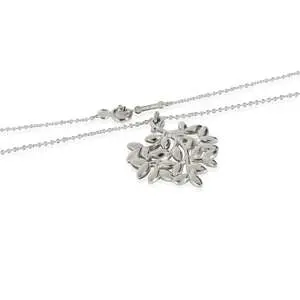 Tiffany & Co. Sterling Silver Paloma Picasso Olive Leaf Pendant Necklace