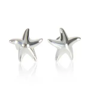 Tiffany & Co. Sterling Silver Elsa Peretti Starfish Earrings