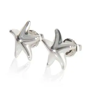 Tiffany & Co. Sterling Silver Elsa Peretti Starfish Earrings