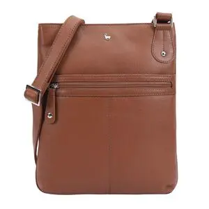 LLOYD BAKER Manali Leather Crossbody Bag - Brown