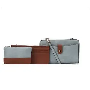 MKF COLLECTION - J'OMOR Muriel Crossbody Bag & Card Holder Set Light - Blue