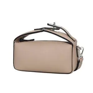 MKF COLLECTION - J'OMOR Neutrals Sabine Crossbody Bag Taupe - Black/gray