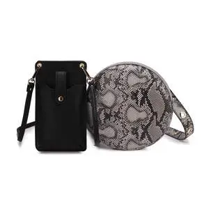 MKF COLLECTION - J'OMOR Hailey Phone Crossbody Bag - Black