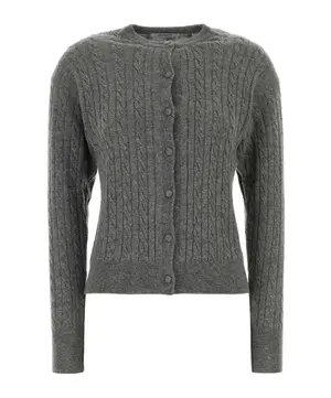 Gimaguas Rina Cable-knit Cardigan - Grey