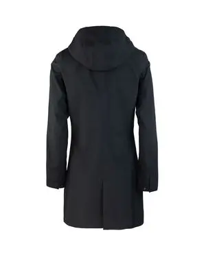 K-WAY Slit-detailed Hooded Coat