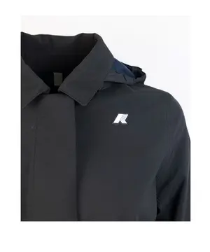K-WAY Slit-detailed Hooded Coat