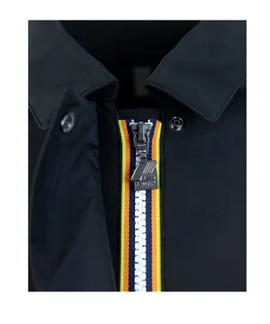 K-WAY Slit-detailed Hooded Coat