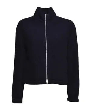 JIL SANDER Long Sleeve Zip Up Cardigan