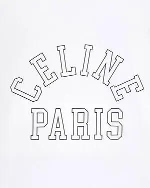 Celine Long Sleeve T-shirt With Printed Logo