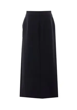 Auralee Slit Midi Skirt