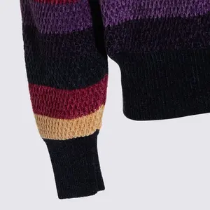 Drole De Monsieur Long-sleeve Knitted Polo Shirt