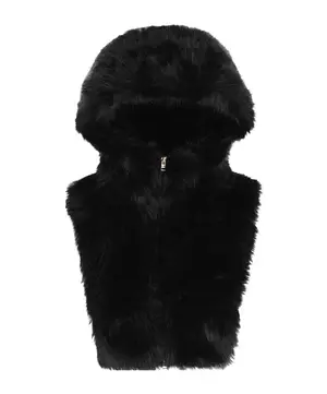 Herno Faux Fur Hooded Vest