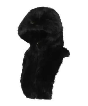 Herno Faux Fur Hooded Vest