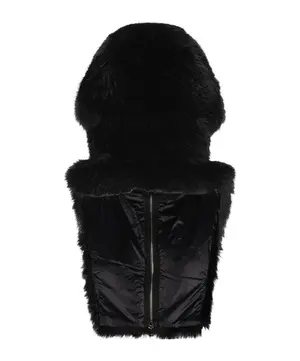 Herno Faux Fur Hooded Vest