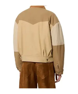 Isabel Marant Étoile Patchwork Detailed Jacket - Light Brown