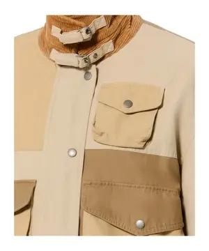 Isabel Marant Étoile Patchwork Detailed Jacket - Light Brown