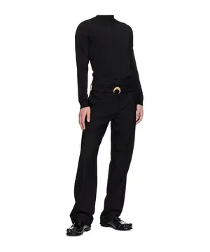 MARINE SERRE Tailored Wool Flare Pants