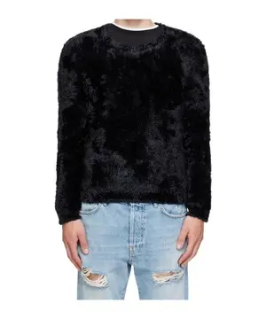 MARINE SERRE Logo Knitwear - Black