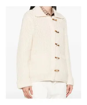 Isabel Marant Étoile Ribbed Knit Cardigan With Toggle Fastening